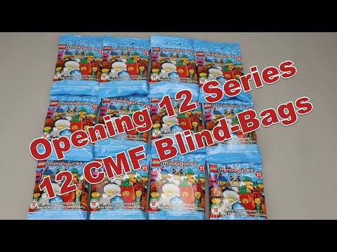 Opening LEGO CMF Series 22 with feel guide set 71032