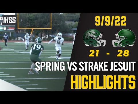 Spring at Strake Jesuit - 2022 Week 3 Houston High School Football ...