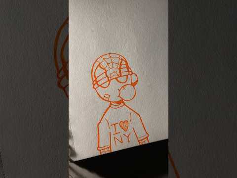 How to draw Spiderman #shorts #sketch #spiderman