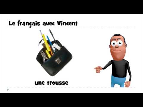 Learn 1 French word with Vincent # une trousse