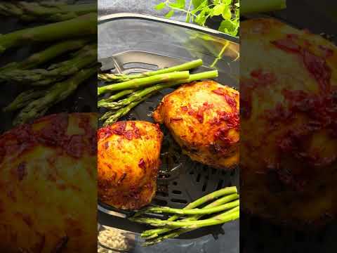 Spicy Air Fryer Harissa Chicken Thighs 🌶️