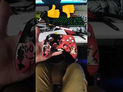 faceplate xbox controller deadpool #3d #custom #printing #3dprinting #deadpool