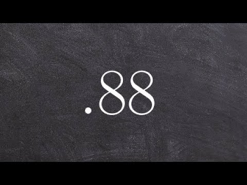 How to write a decimal as a fraction and as a percent