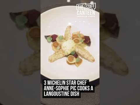 3 Michelin star chef Anne-Sophie Pic cooks Berlingots, langoustine, and white mille fouille recipes