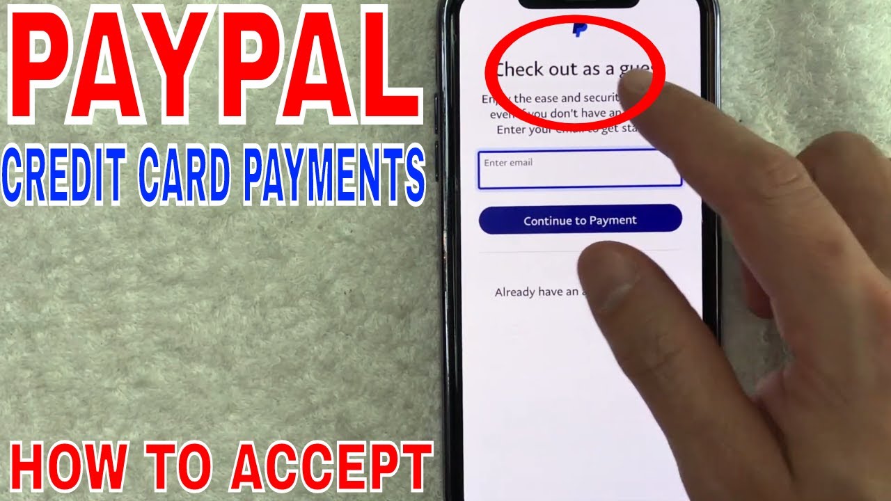 ✅ How To Accept Credit Card Payments With Paypal 🔴