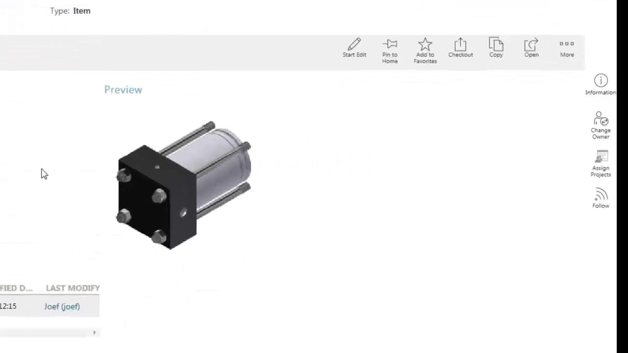 Autodesk Data Management with Teamcenter using Active Workspace