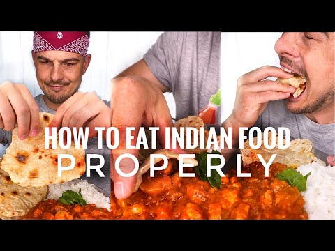 HOW to EAT INDIAN food properly😍❣️finally with the right song😅❣️|CHEFKOUDY