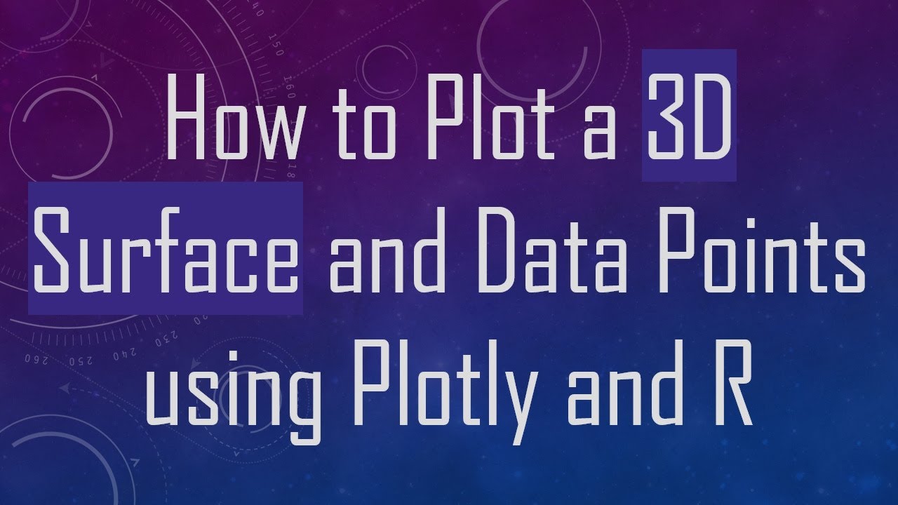 How to Plot a 3D Surface and Data Points using Plotly and R
