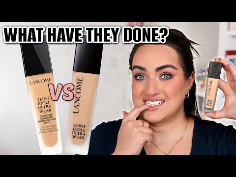 LANCOME TEINT IDOLE FOUNDATION REFORMULATED! 馃槵 THE FORMULATION DIFFERENCES...