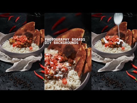 How to Make Textured Background For Food Photography
