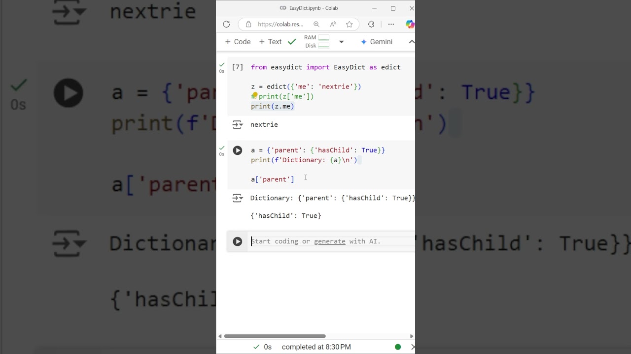 Python nested dictionaries with EasyDict library (Python tutorial)