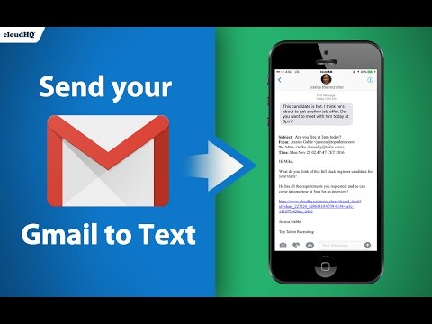 Send your Email as an SMS Text Message
