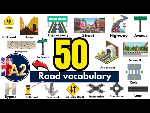Essential Road Vocabulary Words in English for Beginners & Travelers | Learn English