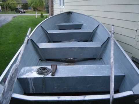 Grumman Aluminum Boat 16.5 with galv trailer FOR SALE upstate NY