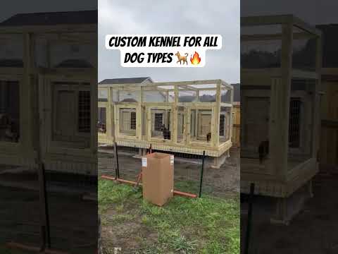 Custom kennels for all dog types .. Made by Quitman Smith #dogs #doglover #dog