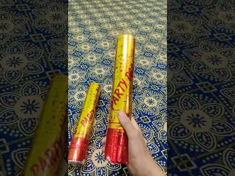 how to use party popper #trendingshorts