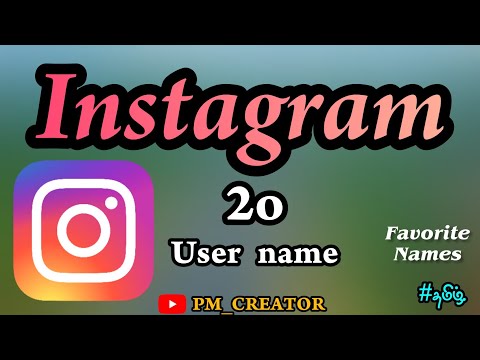Instagram 20 user names | PM_CREATOR | tamil | New