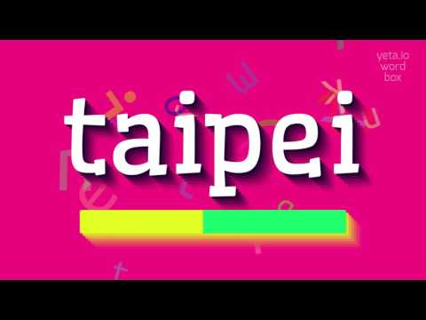 How to say "taipei"! (High Quality Voices)