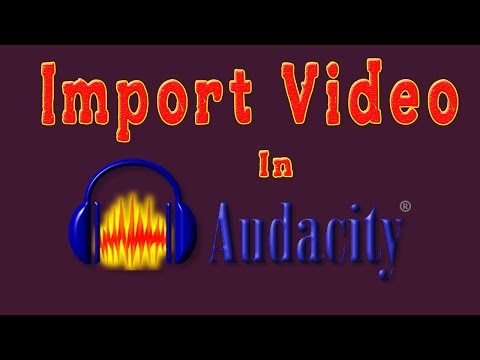 Import & Edit Video Audio in Audacity | Audacity Tutorial