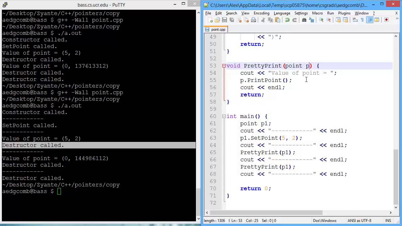 Programming example: Class copy constructor