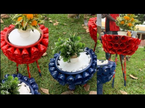Waste plastics to be useful again, Students of Aamusted-M used waste plastics for this nice design