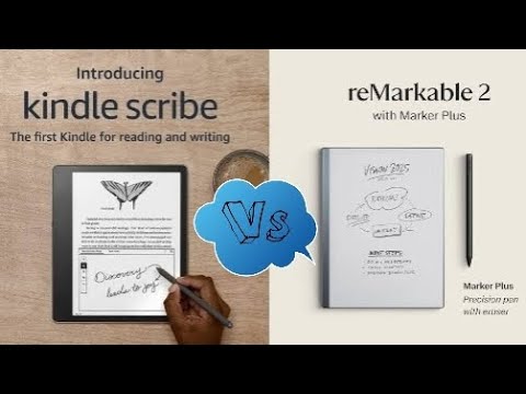 Amazon Kindle Scribe Vs reMarkable 2.! The E-Book war.? Review Video. #E-Books #E-Readers