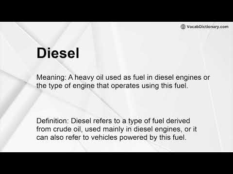 Diesel Meaning