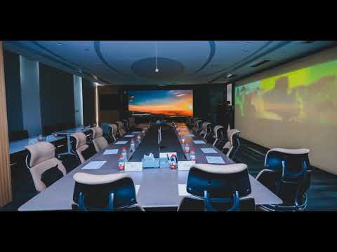CoolVu Switchable Glass Office Partitions with Projection
