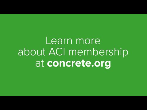 Benefits of an ACI Membership