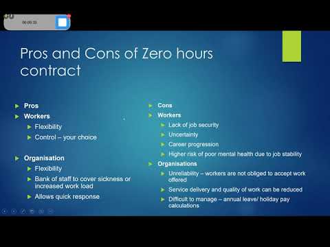 Zero Hours Contracts