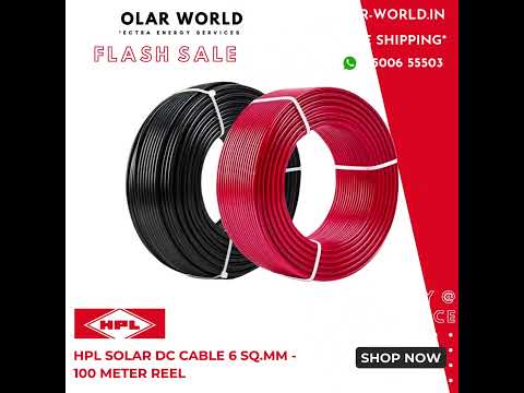 Solar DC Cable | Solar Cable| Cable #cable #hplcable #dcwire #solardcwire #solardccable #solarcable