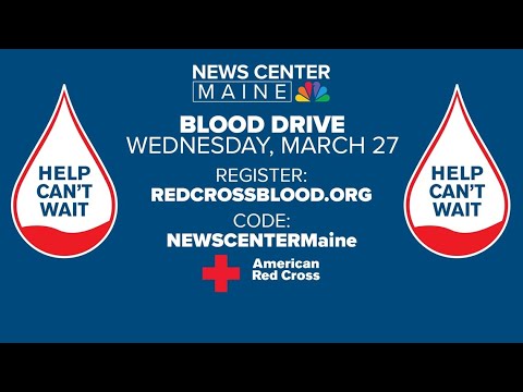 NEWS CENTER Maine - Red Cross Blood Drive 2024