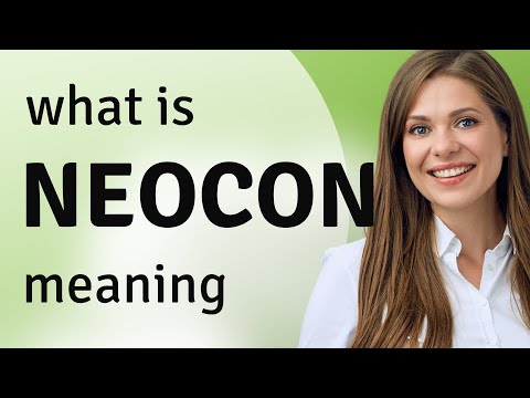 Neocon | NEOCON meaning