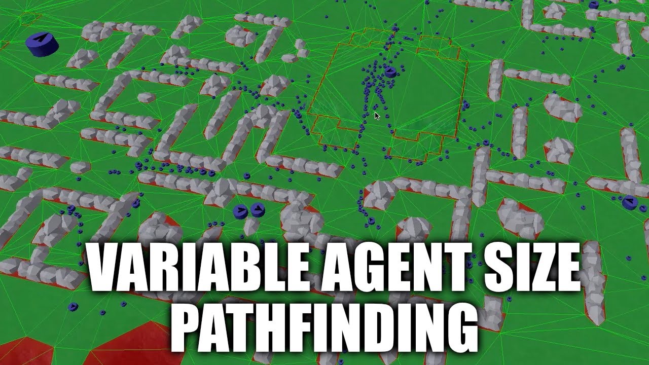 RTS | Variable agent size pathfinding tutorial