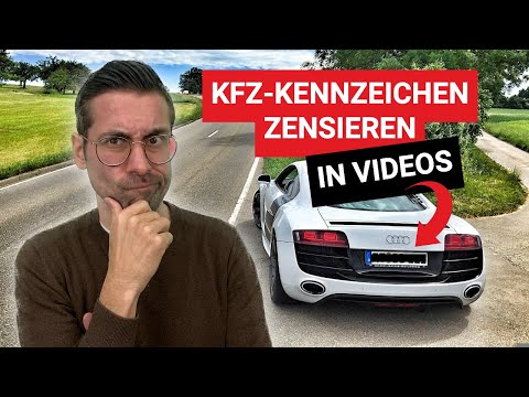 Auto-Kennzeichen in Videos zensieren oder verpixeln - So geht’s!