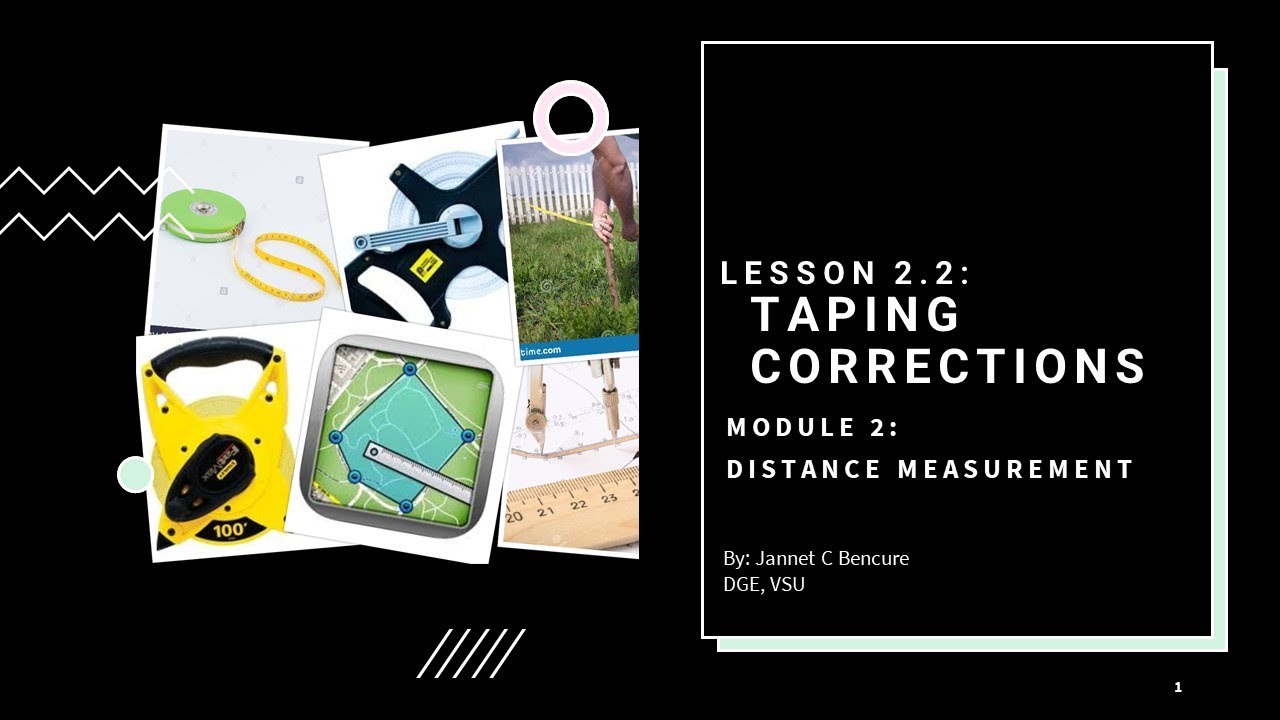 Taping Correction: Sag Correction