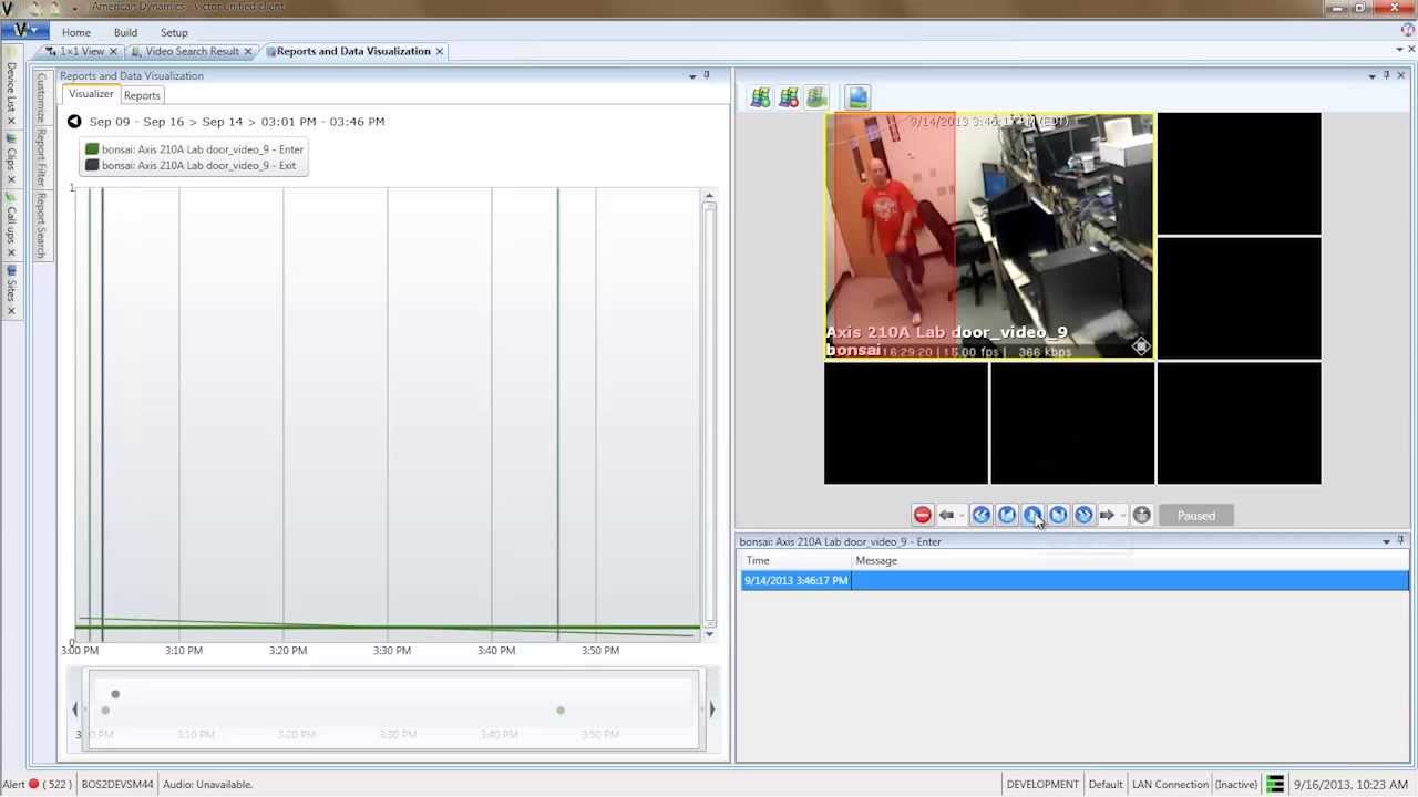 VideoEdge and victor 4.4 - Data Visualizer Feature