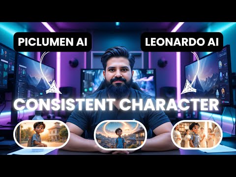 🔥 Consistent Characters AI Using Piclumen & Leonardo AI | 100% Free & Easy Method! 🔥