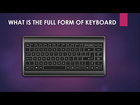 Full Form of Keyboard | Quick Learn Computer