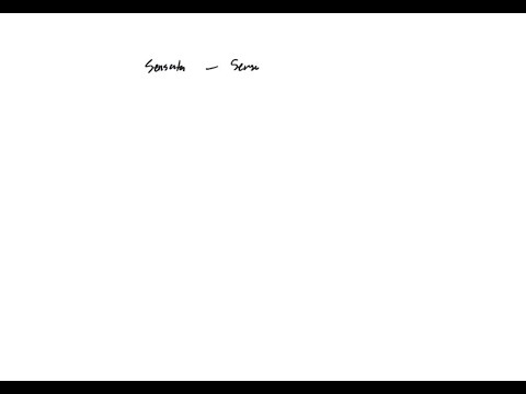 Be able to describe differences of sensation and perception. Use example of sensation and perceptio…