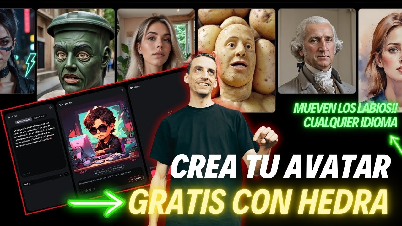 Crea tu Avatar GRATIS con Hedra 🔥