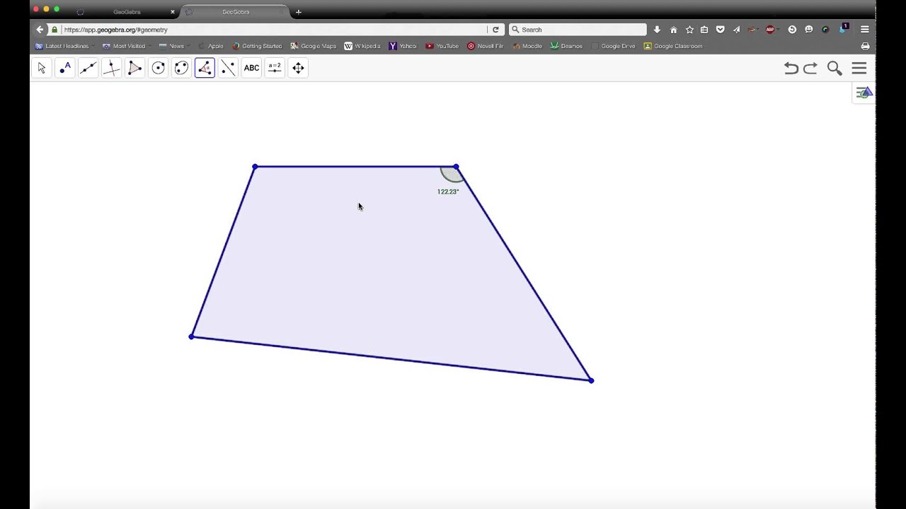 Measuring Angles and Sides - GeoGebra