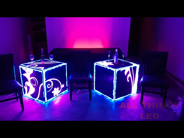 LED Side Tables - The Awesomer