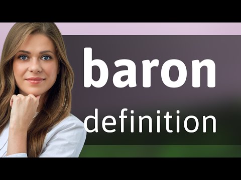 Baron • definition of BARON