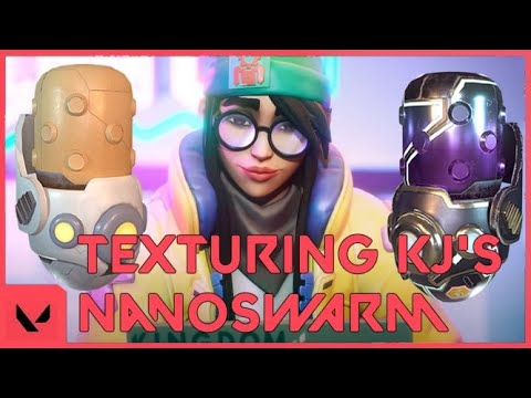Texturing Killjoy's Nanoswarm - Glitchpop Variant