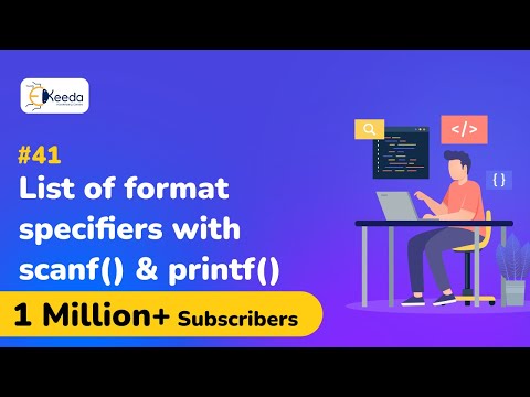 List of format specifiers with scanf() and printf() - Data Input and Output - C Programming