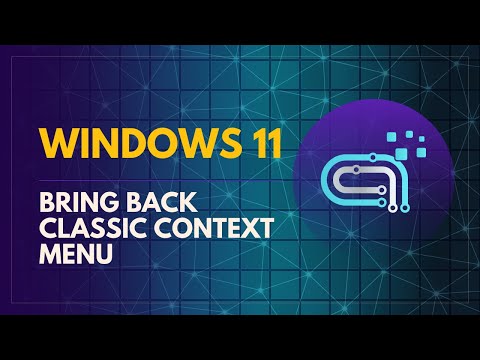 Windows 11 Right Click Context Menu Classic Style
