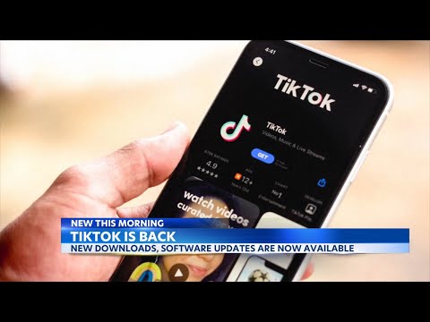 TikTok returns to app stores