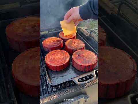 MASSIVE Smoked Fried Bologna Sandwich | Over The Fire Cooking by Derek Wolf