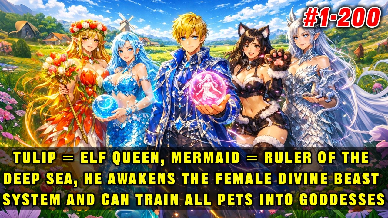 🔥Tulip = Elf Queen, Mermaid = Ruler of the Deep Sea, He Can Raise All Pets into Goddesses